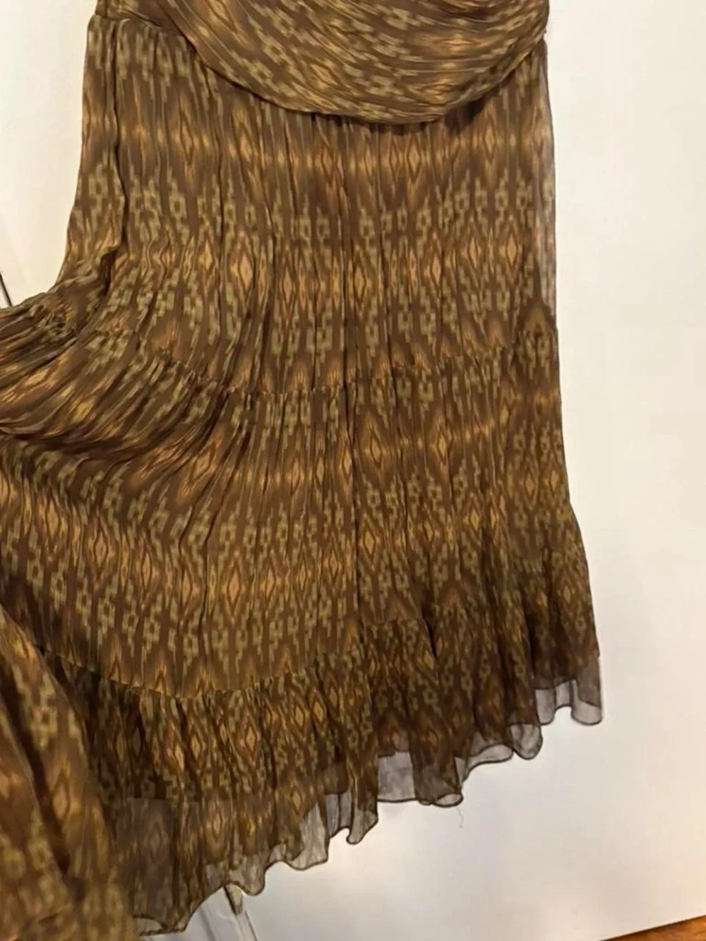 Ralph Lauren | Dresses | 0 Silk Vintage Y2k Ralph Lauren Boho Drop ...